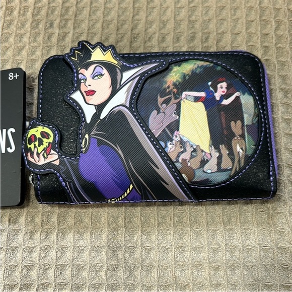 Loungefly | Bags | Nwt Loungefly Disney Evil Queen Zip Around Wallet ...